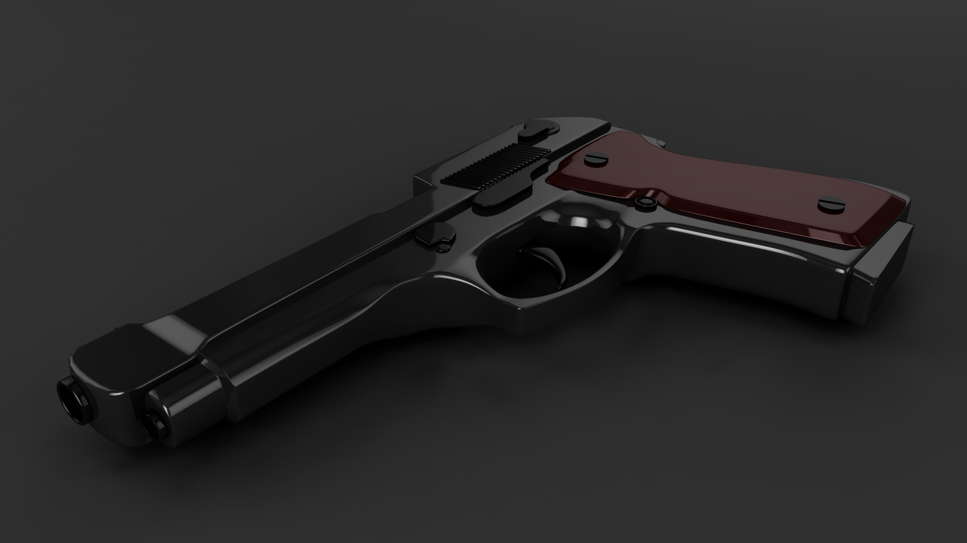 Berreta M9 Model 3D Model