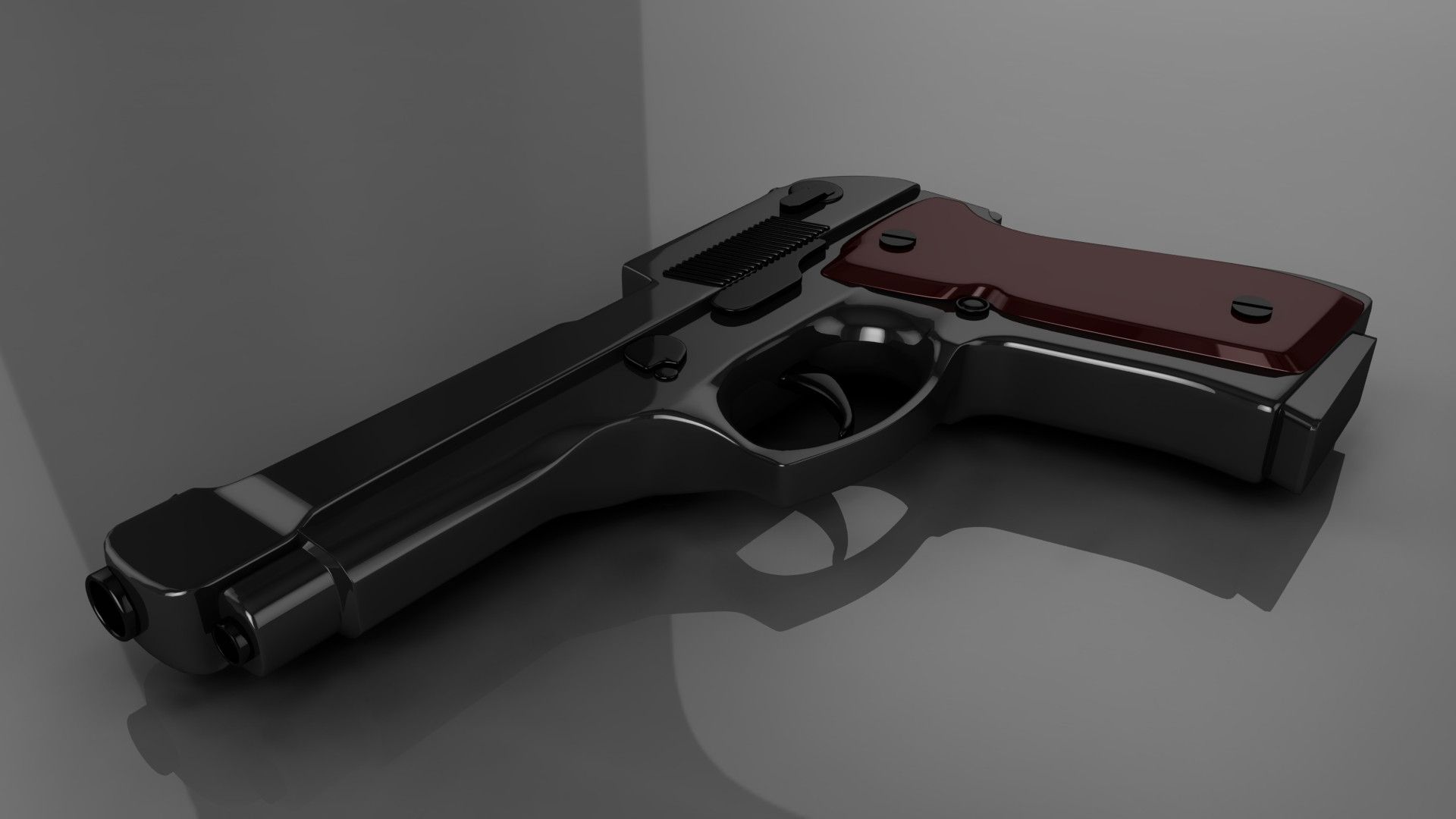 Berreta M9 Model 3D Model