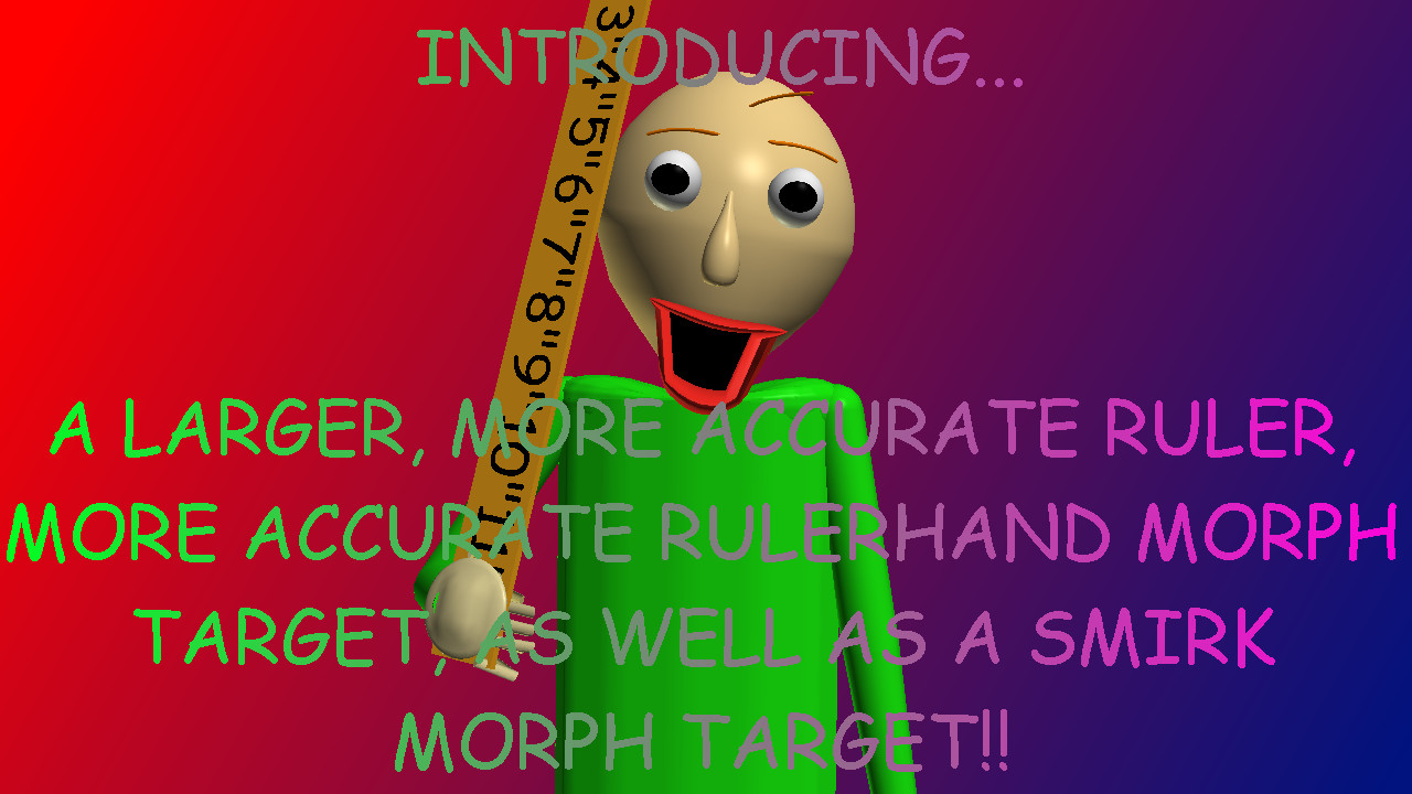 John's Baldi Model V3 3D Model