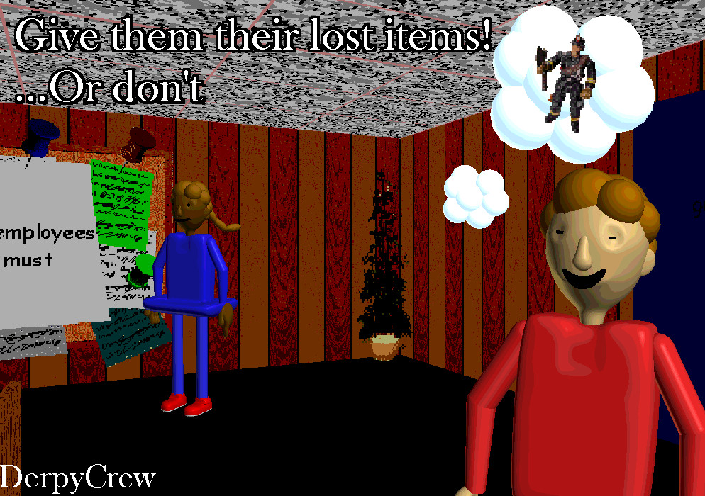 Baldi's Basics Student Model V3 3D Model