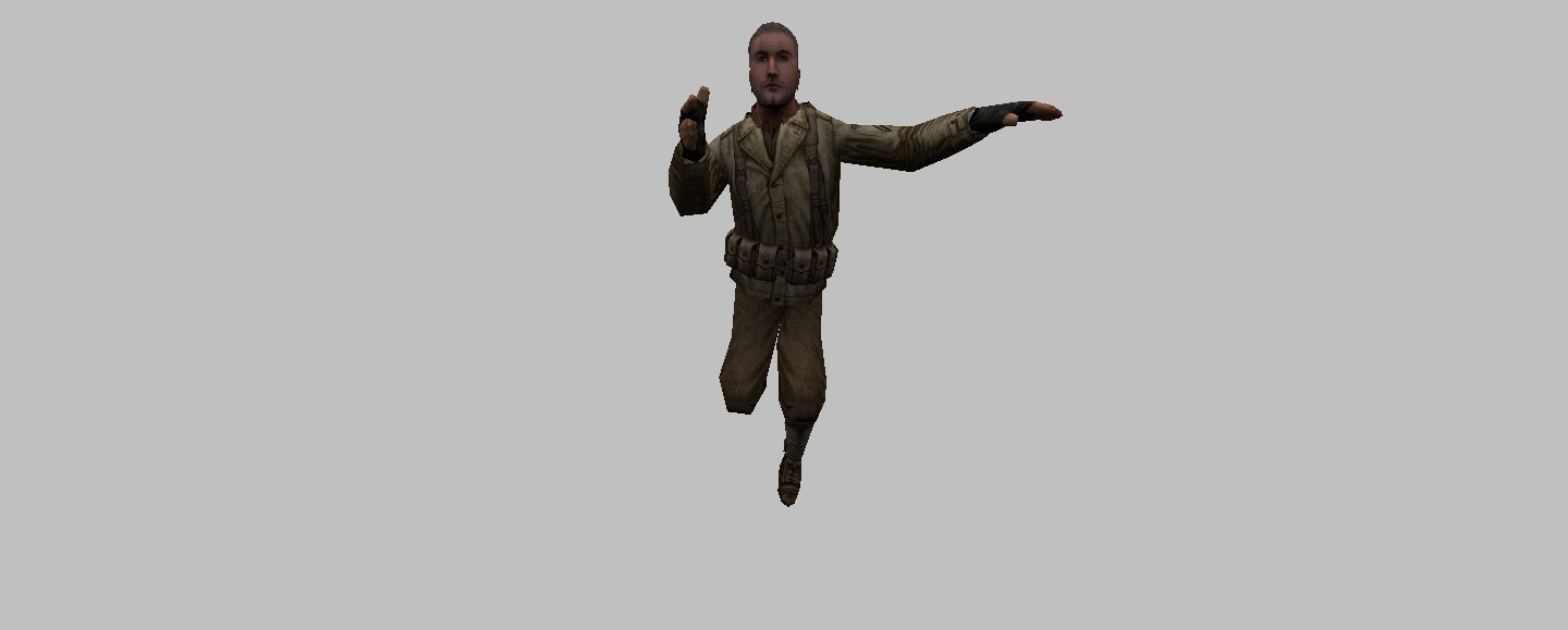 DOD US soldier models for cs 1.6 3D Model