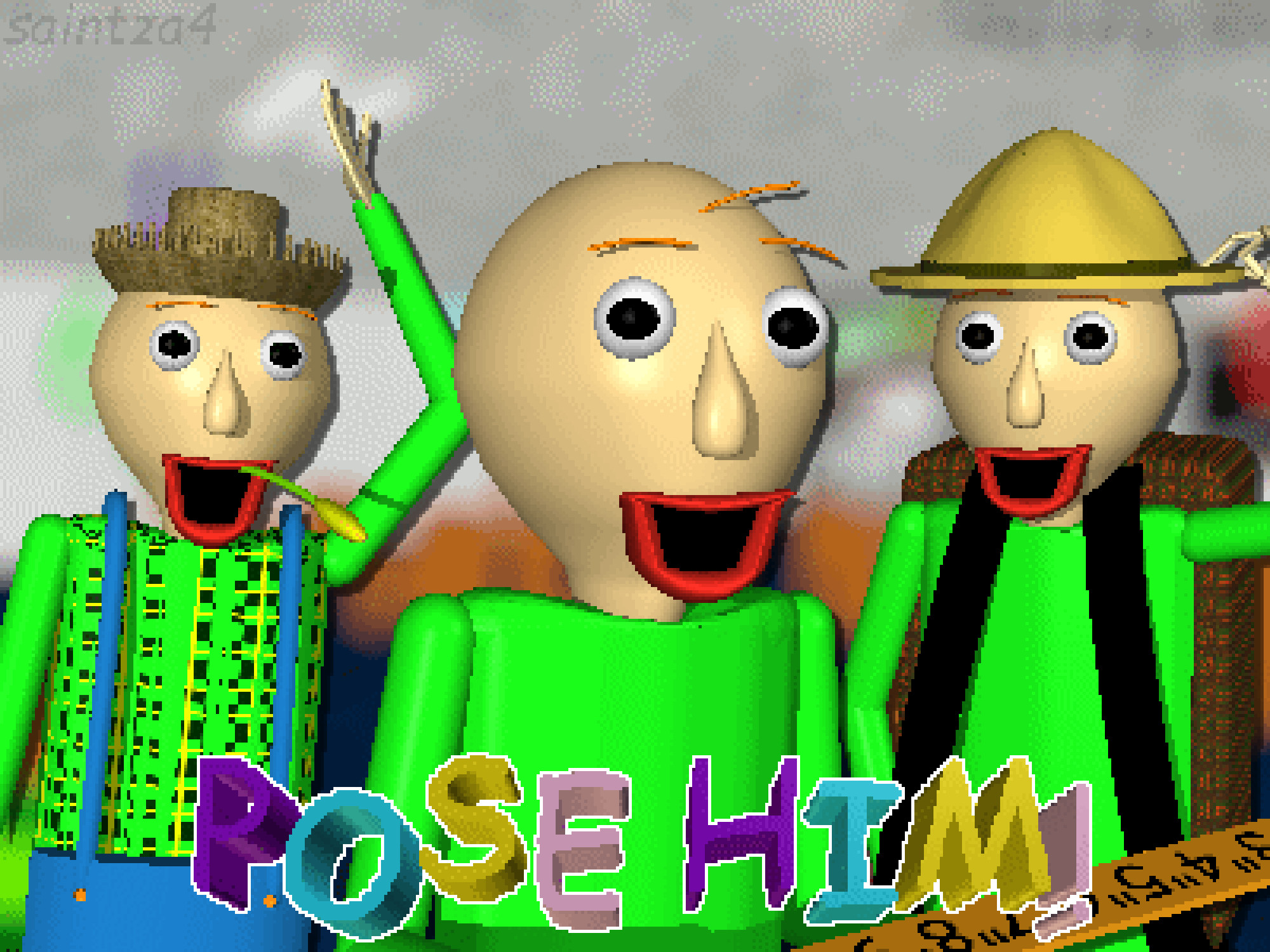 Baldi's 3D Anim8or Model V8 3D Model