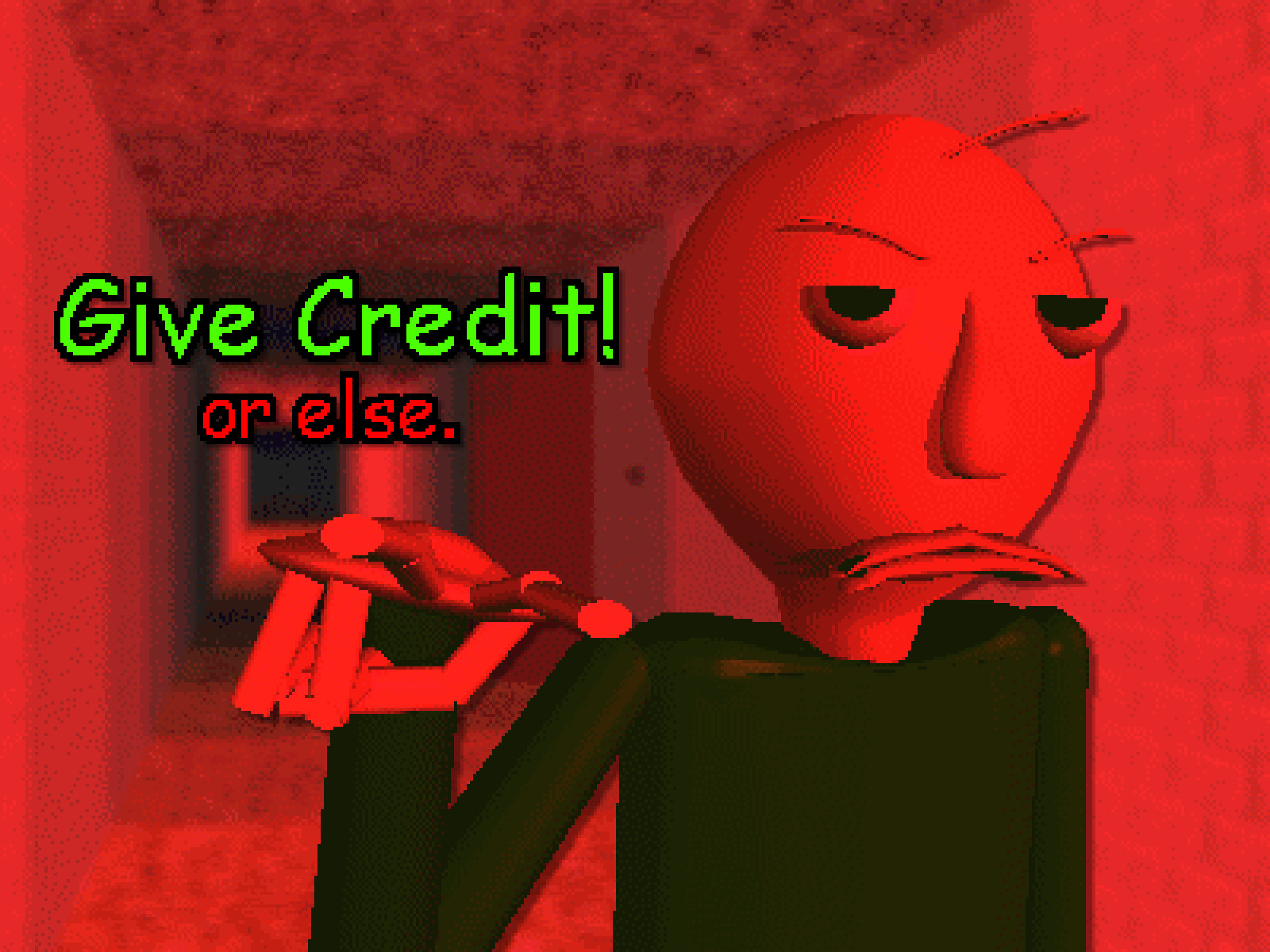 Baldi's 3D Anim8or Model V8 3D Model