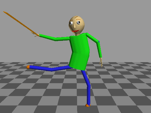 Baldi's model anim8or V6.0 3D Model