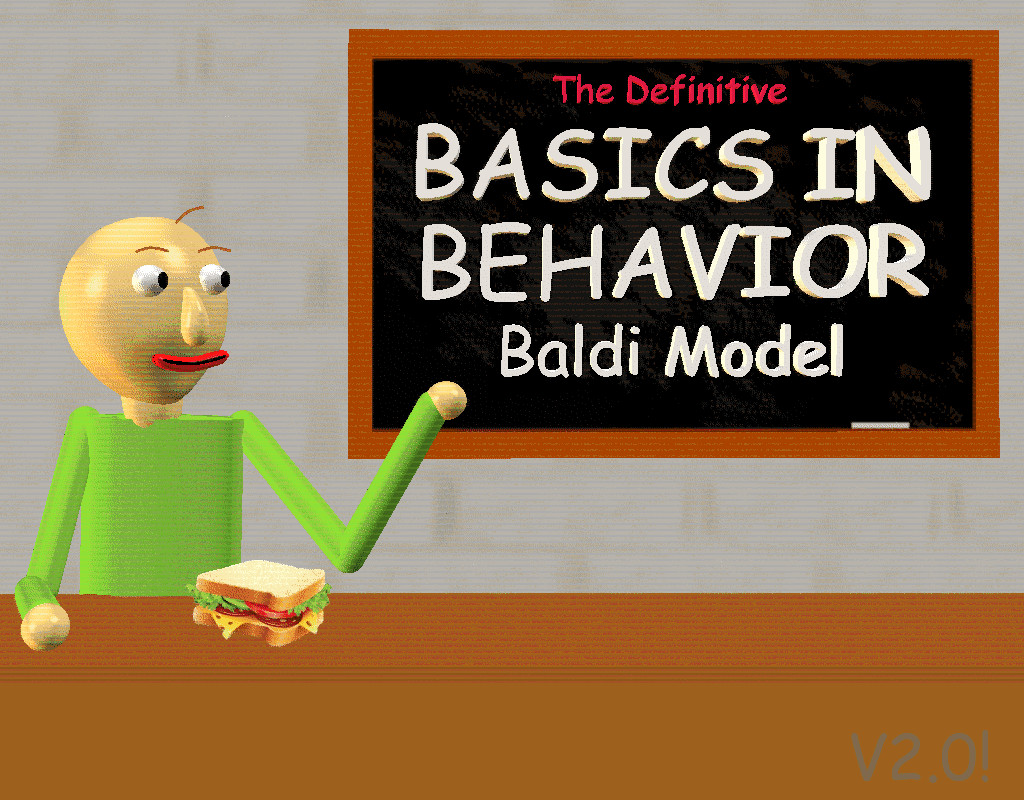 The Definitive Basics in Behavior Baldi Model 3D Model