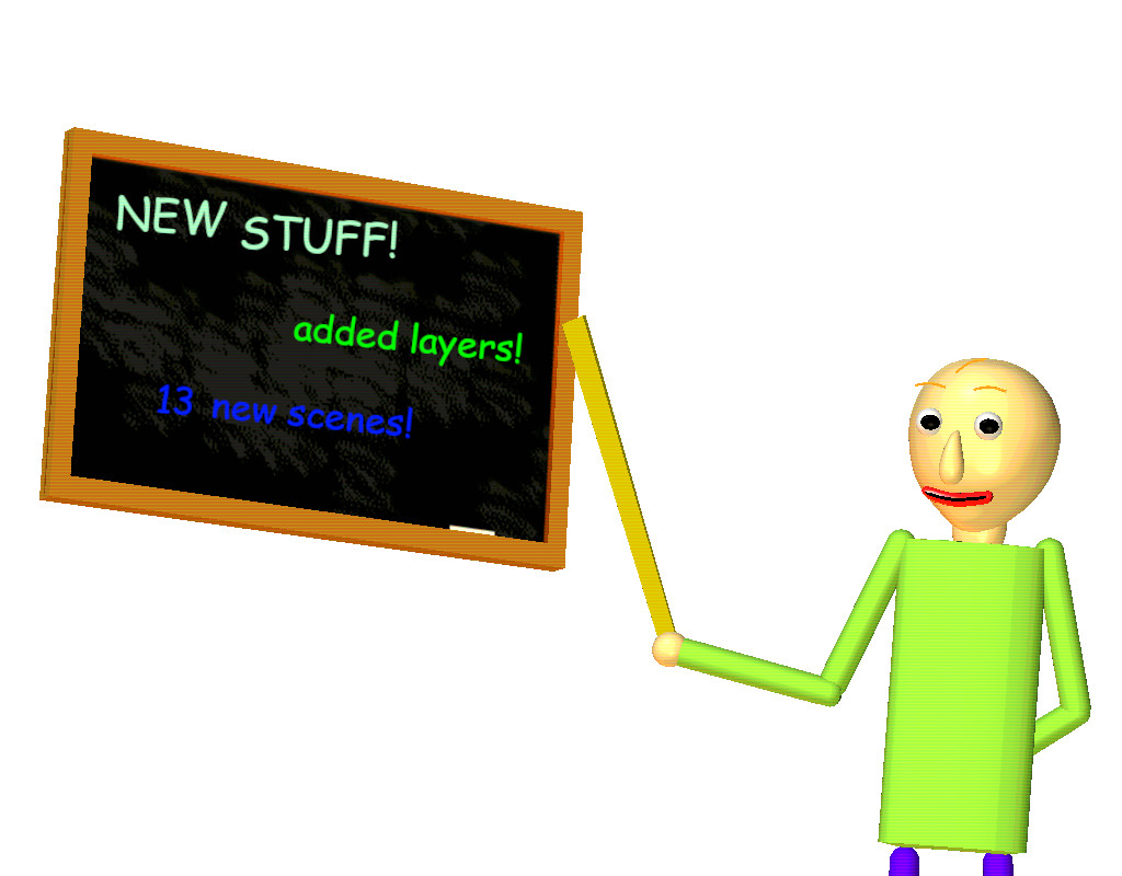 The Definitive Basics in Behavior Baldi Model 3D Model