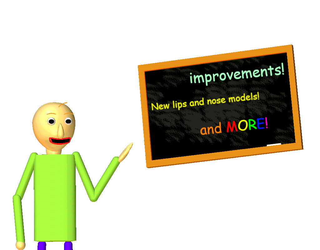 The Definitive Basics in Behavior Baldi Model 3D Model
