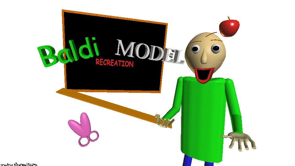Baldi's model anim8or V7.0 3D Model