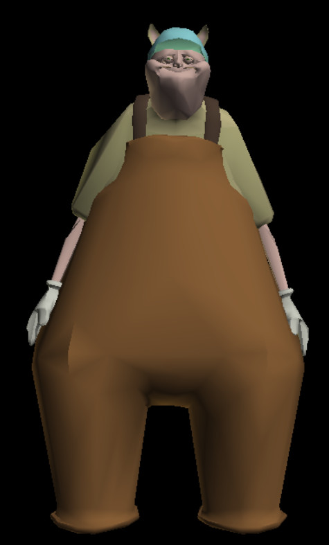 uncle samsonite anim8or rig (HEAVY W.I.P!) 3D Model