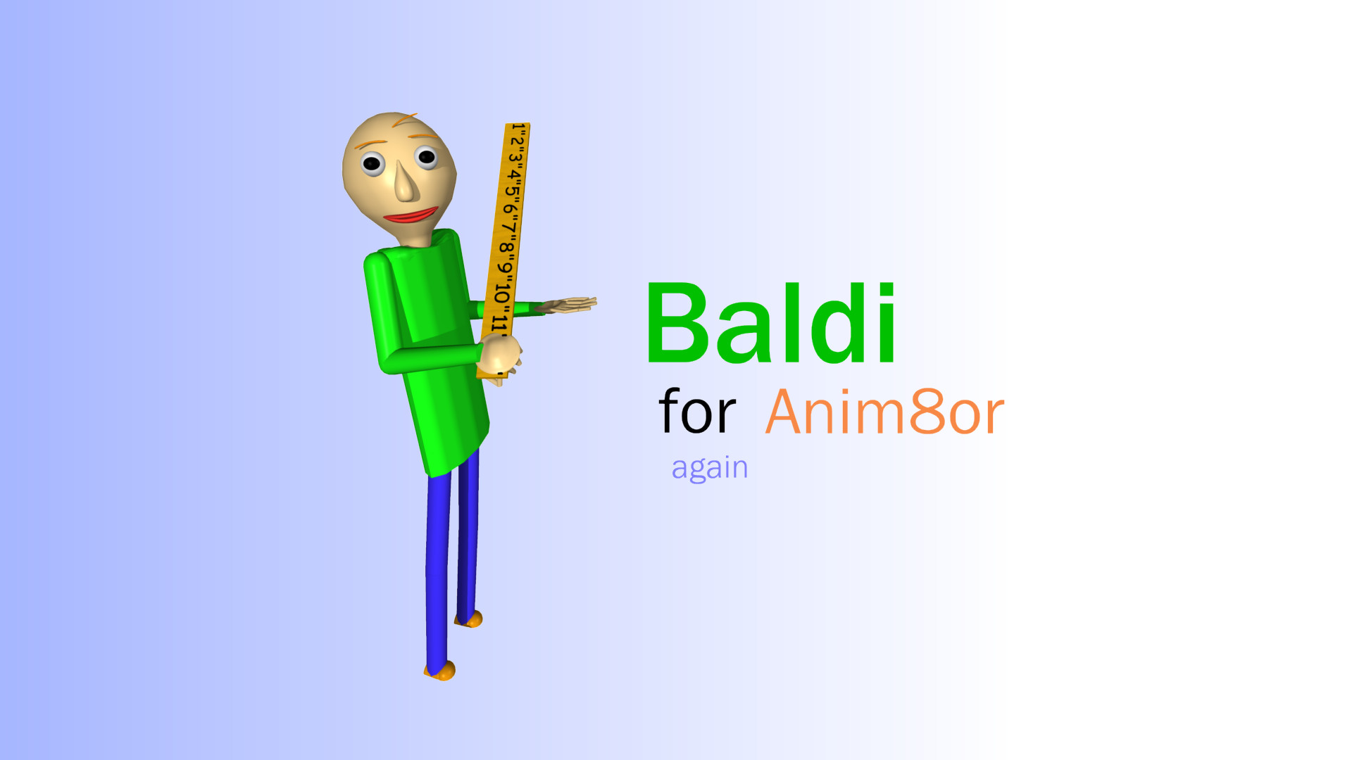 Baldi for Anim8or 3D Model