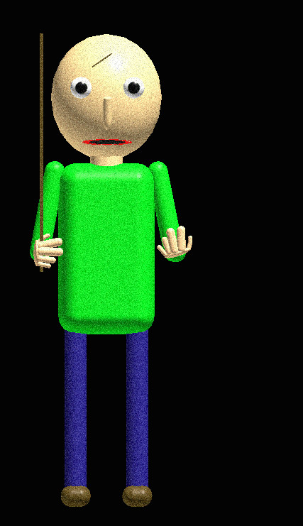 Snowy's Old Baldi's Basics Models 3D Model