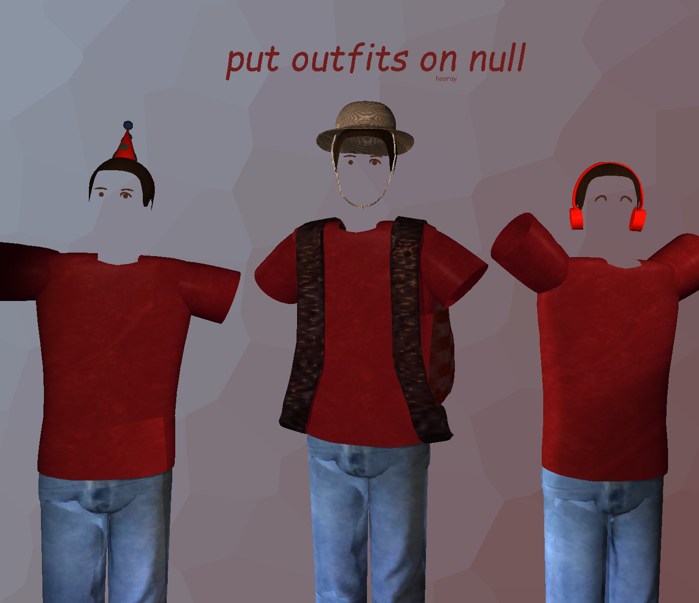 beermug's Baldi Model Pack for Anim8or 3D Model