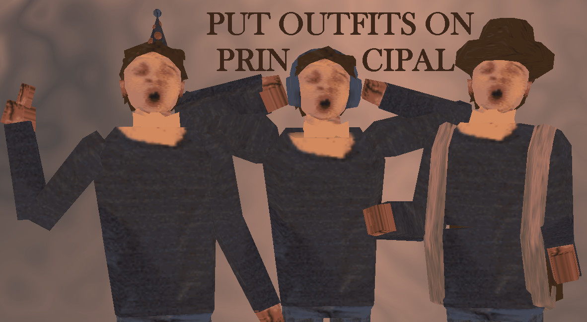 beermug's Baldi Model Pack for Anim8or 3D Model