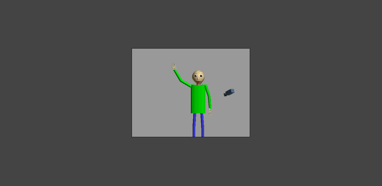 Baldi model REMADE! 3D Model