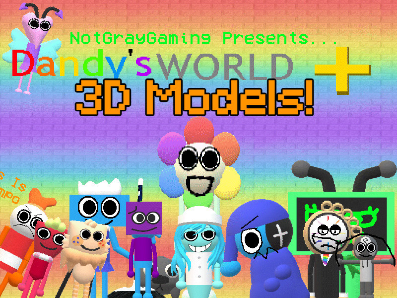 Dandy’s World Plus 3D Models 3D Model