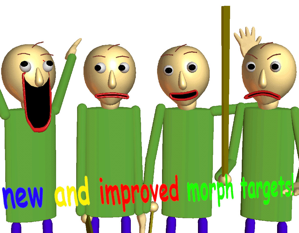 The Definitive Basics in Behavior Baldi Model 3D Model