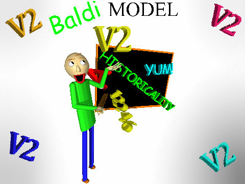JTRS' BALDI MODEL OLD VERSIONS ARCHIVE 3D Model