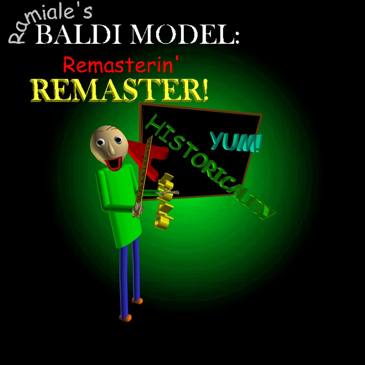 ramiale's Baldi Model: remasterin REMASTER! 3D Model