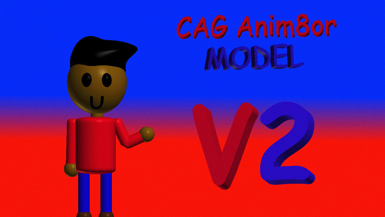 CAG Anim8or Model V2 3D Model