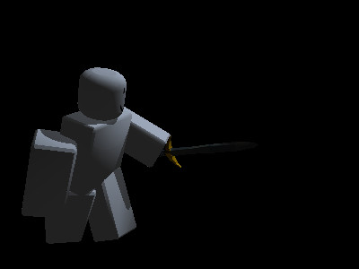 Rigged Roblox R6 Model (anim8or) 3D Model