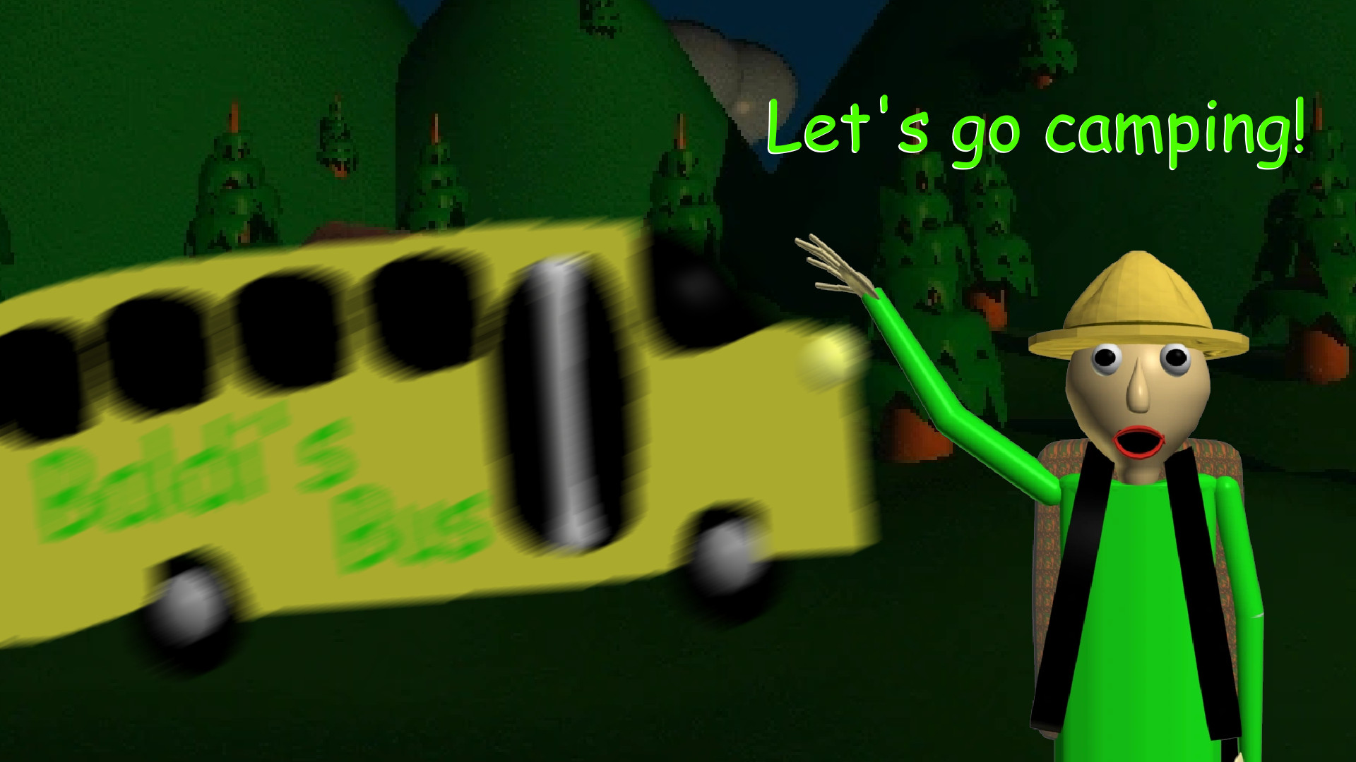 Baldi's Basics Model Pack REMASTERED (Anim8or) 3D Model