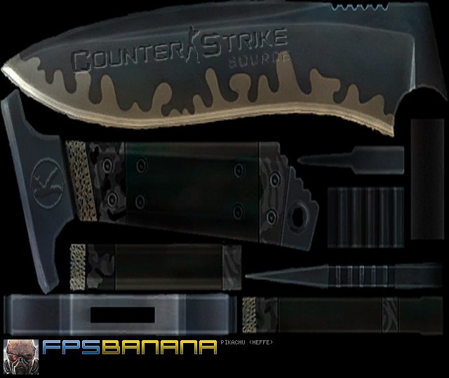 Counter Strike Source Engraved Knife [Counter-Strike: Source] [Mods]