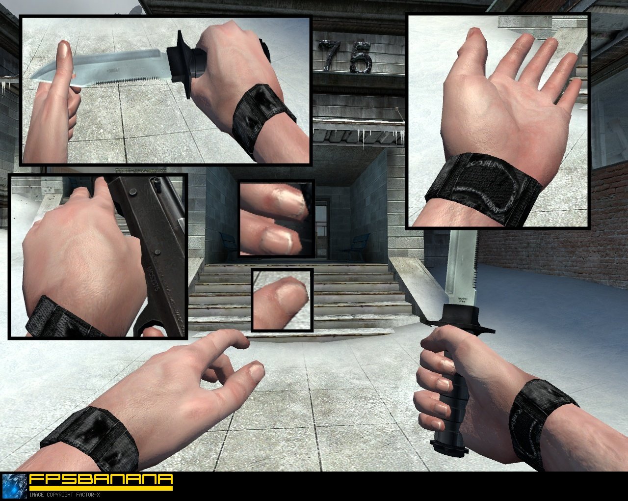 Photo hands Mod for Counter-Strike: Source | CS:S Mods