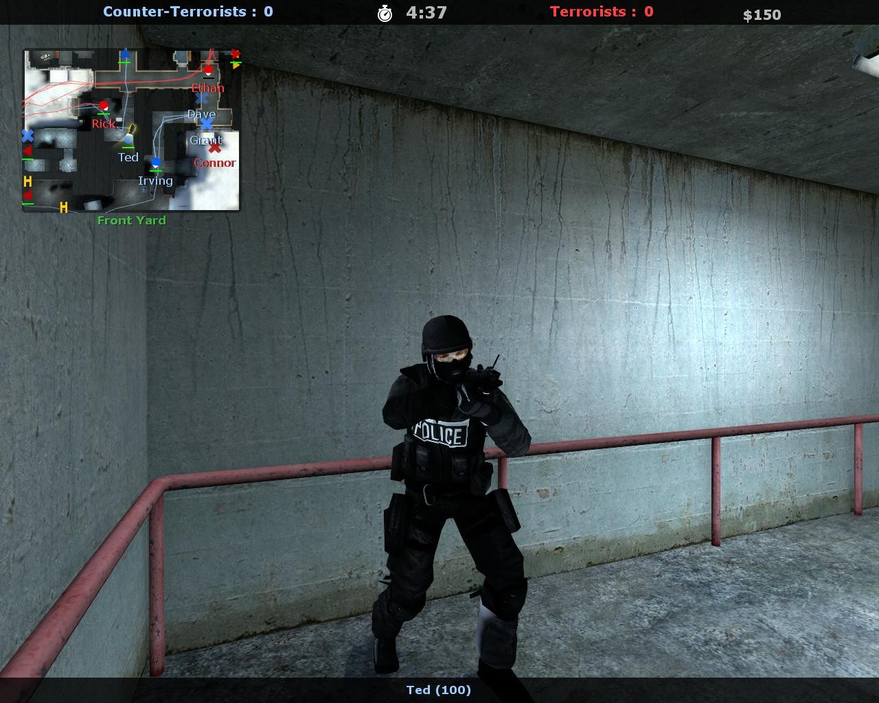 updated ct all black and police logo Mod for Counter-Strike: Source ...
