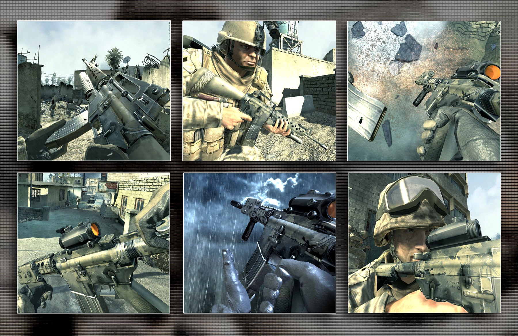 Camo M4 & M16 [Call of Duty 4: Modern Warfare] [Mods]