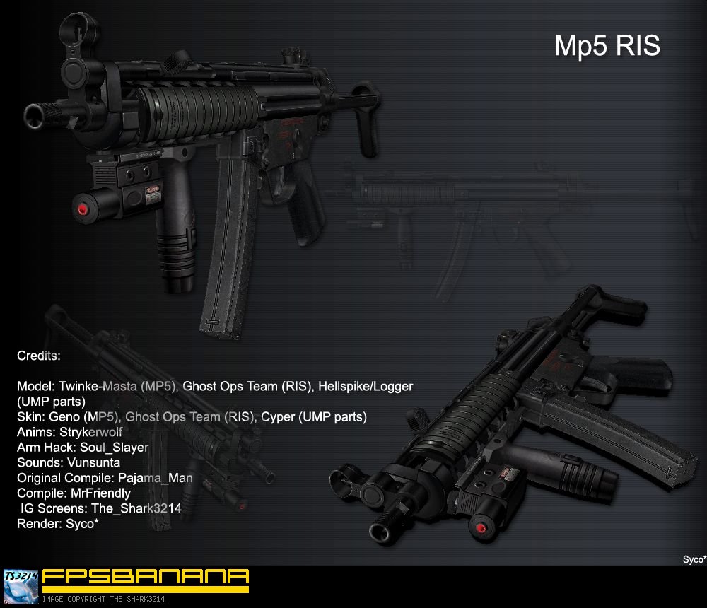 Mp5 RIS *Updated* Mod for Counter-Strike: Source | CS:S Mods