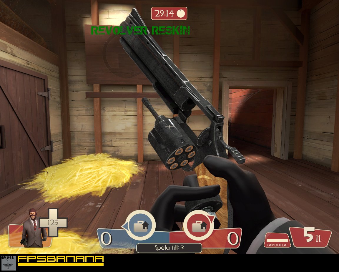 Revolver complete reskin Mod for Team Fortress 2 | TF2 Mods