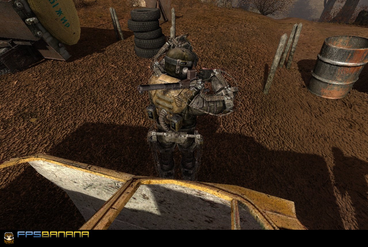 Loners green exoskeleton (SHoC,CS,CoP) Mod for S.T.A.L.K.E.R.: Shadow ...