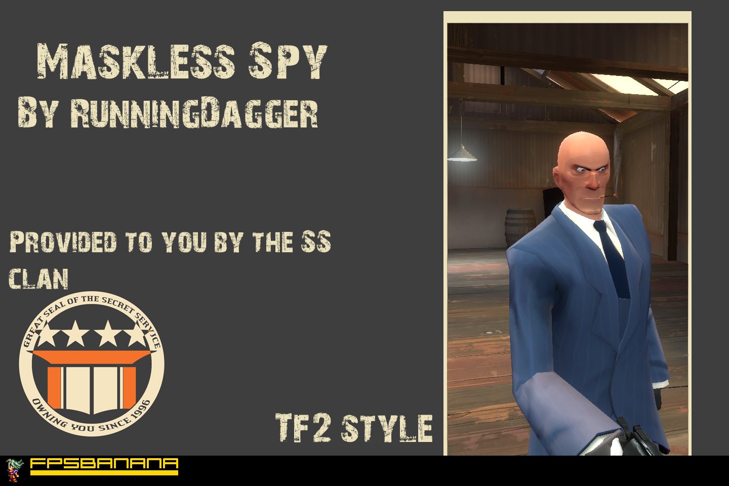 Maskless Spy Mod for Team Fortress 2 | TF2 Mods