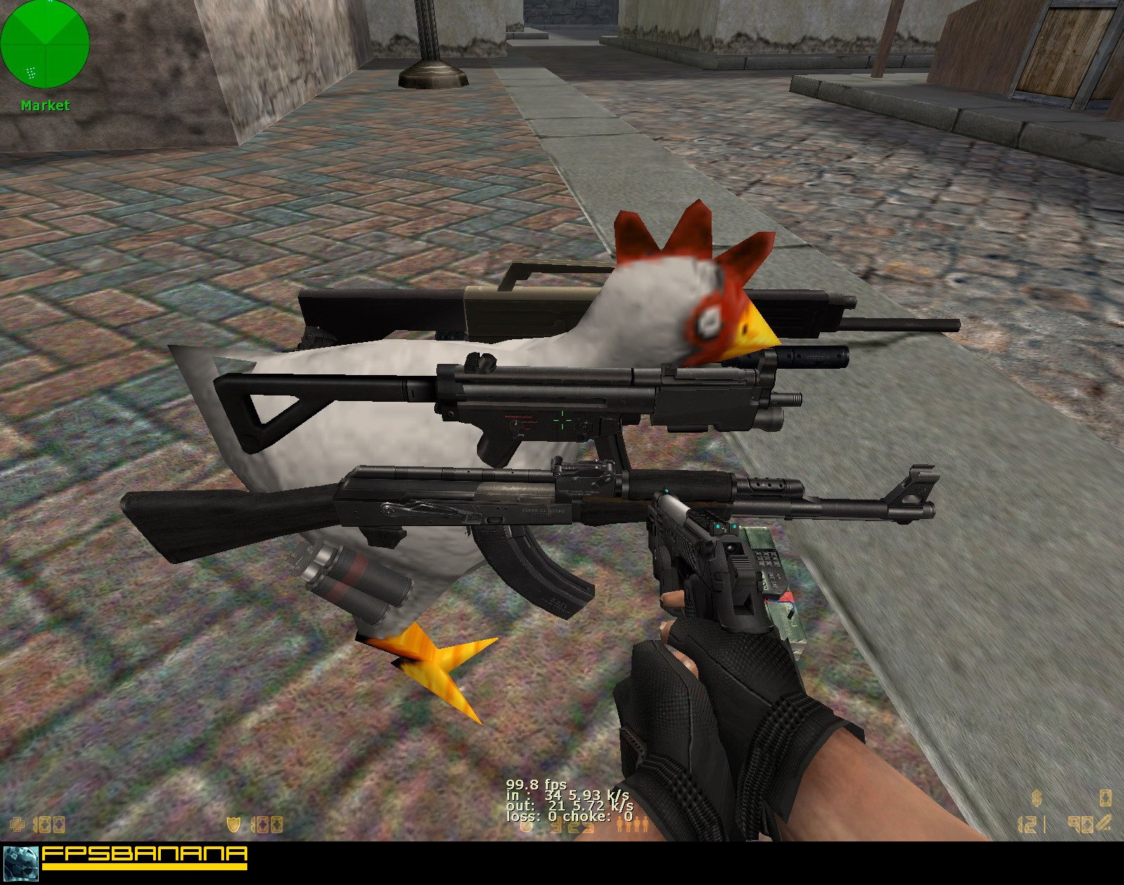 Die-Hard Chicken {HD} Mod for Counter-Strike 1.6 | CS1.6 Mods