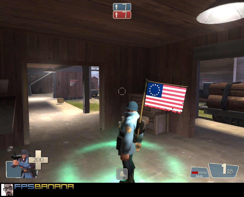 Union Buff Banner Flag Mod for Team Fortress 2 | TF2 Mods