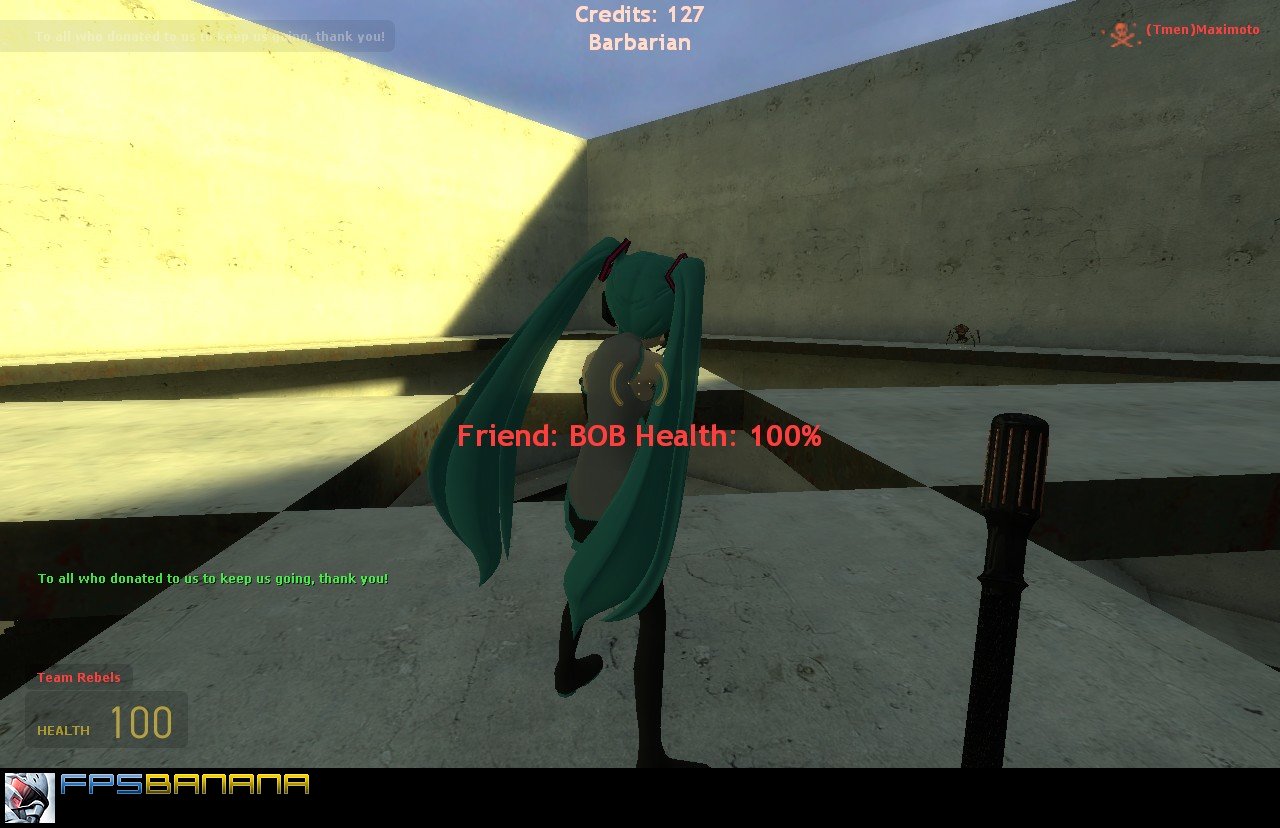 Hatsune Miku Mod for Half-Life 2: Deathmatch | HL2:DM Mods