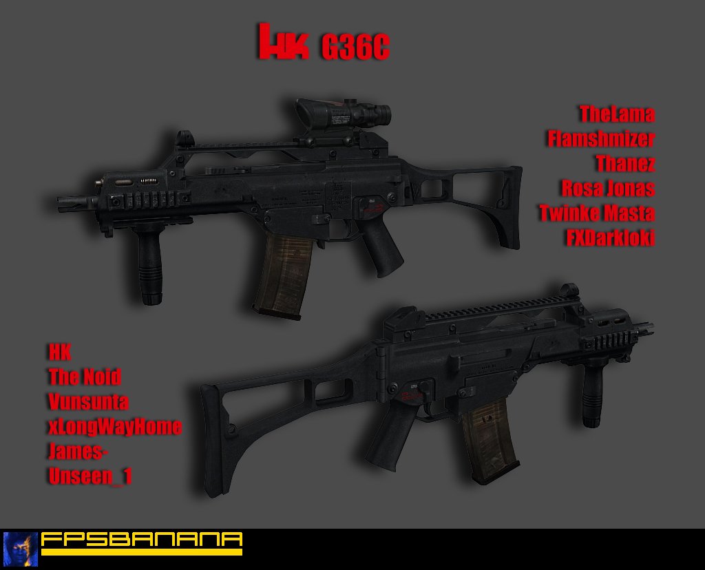 TheLama H&K G36c (Updated) Mod for Insurgency: Modern Infantry Combat ...