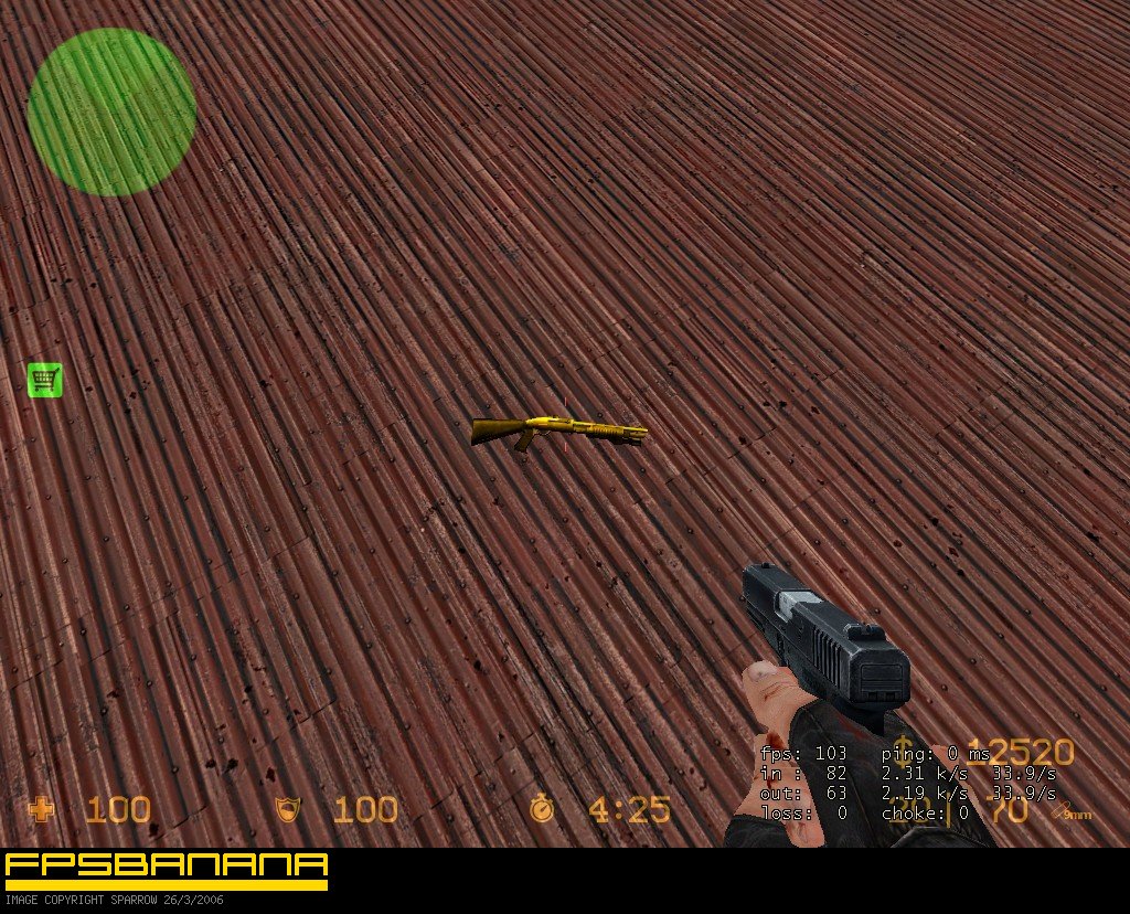 Gold M3 Shotgun Mod for Counter-Strike: Source | CS:S Mods