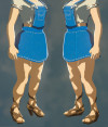 Linkle Overall Denim Dress Mod for The Legend of Zelda: Breath of the ...