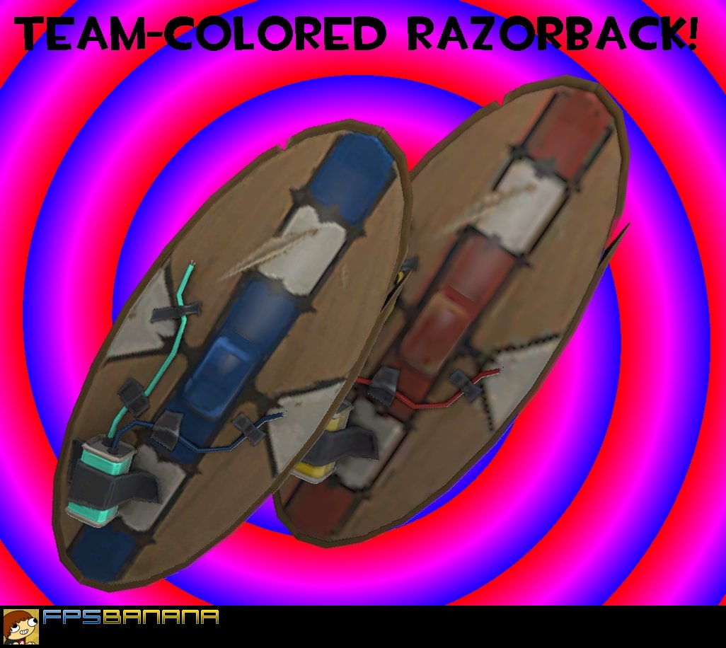 Team-Colored Razorback [Team Fortress 2] [Mods]