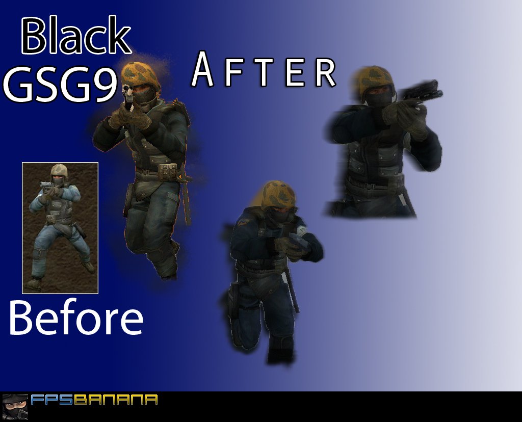 Black CT_gsg9 [Counter-Strike: Source] [Mods]
