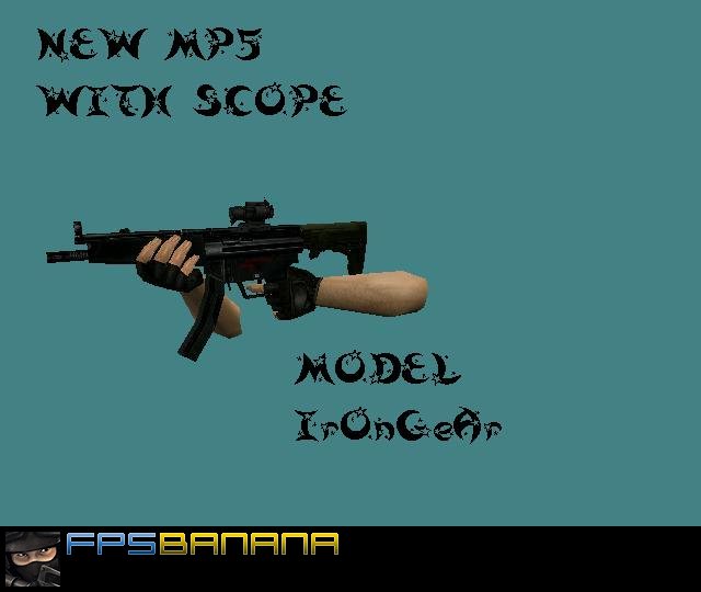 new mp5 with scope [Counter-Strike 1.6] [Mods]