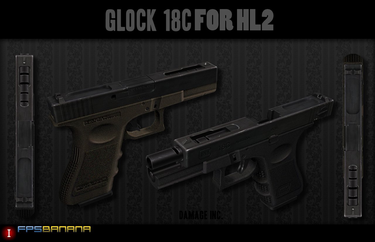 Glock 18C Mod for Half-Life 2 | HL2 Mods