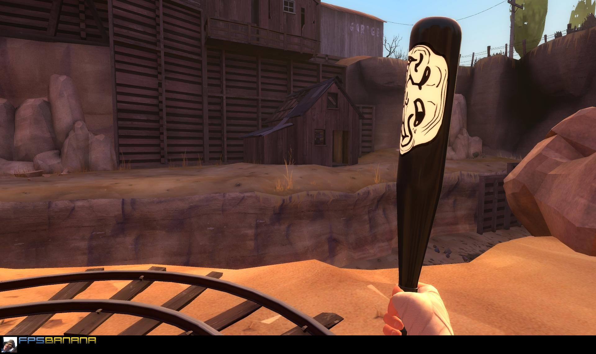 Scout's Trollface Bat [Team Fortress 2] [Mods]