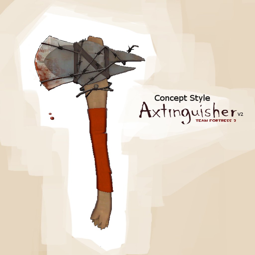 Concept-Style Axtinguisher Mod for Team Fortress 2 | TF2 Mods