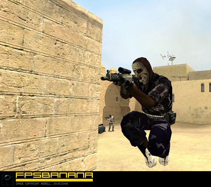 T. Gangsta + Icehockey Mask [Counter-Strike: Source] [Mods]