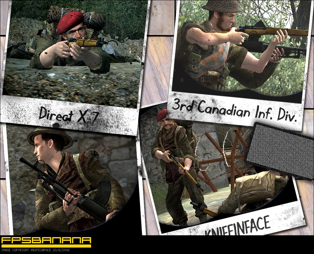 KnifeInFace's 3rd Canadian Inf. Div. V.2 Mod for Call of Duty 2 | CoD2 Mods