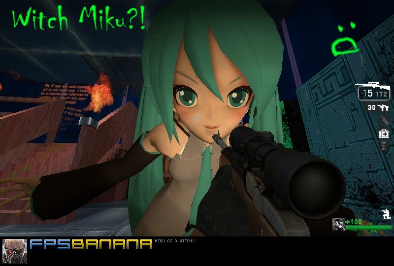 Witch Miku Skin Mod for Left 4 Dead | L4D Mods