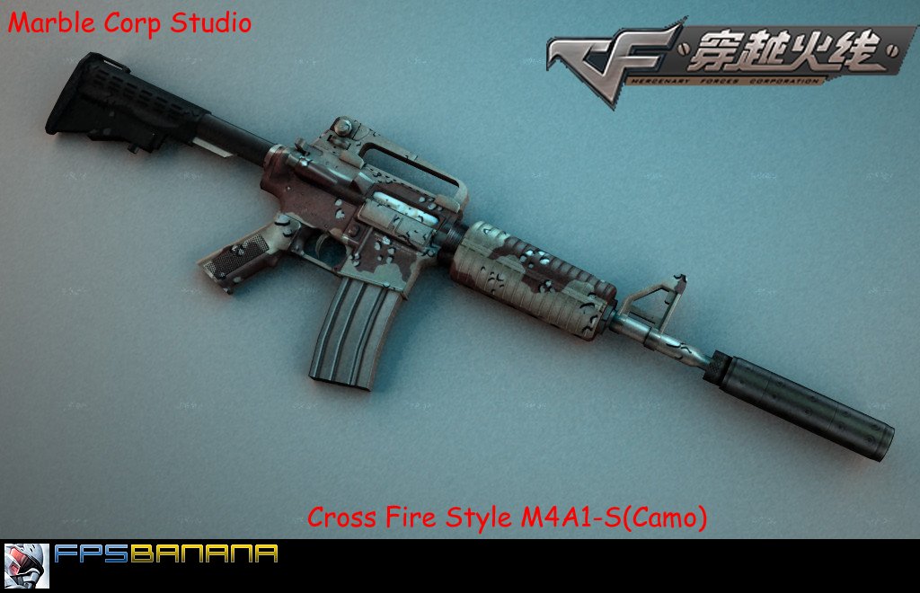 CrossFire Style M4A1-S Mod for Counter-Strike 1.6 | CS1.6 Mods