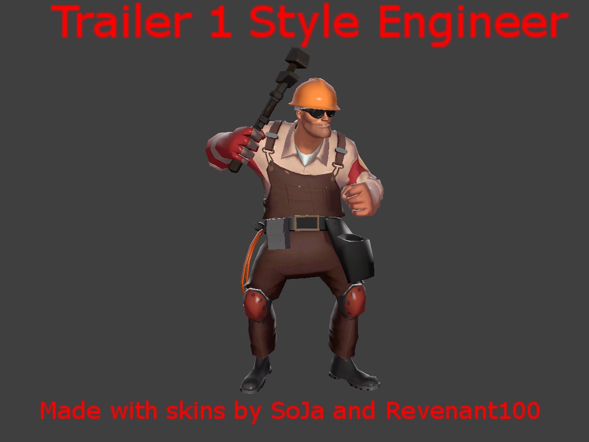 Beta-Style Engineer Edit Mod for Team Fortress 2 | TF2 Mods